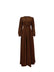 Shop Imani Wrap Maxi Dress - Chocolate - NISWA – Niswa Fashion